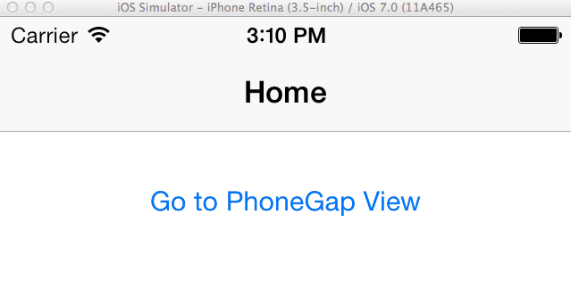 Using iOS Native Views in PhoneGap Projects | Ram's Blog